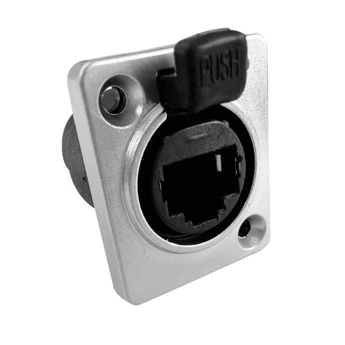 ProX XC-RJ45-DFF Single Ethernet Feed Through D-Series Panel Mount...